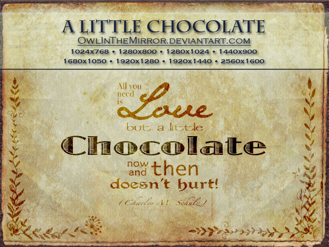 A Little Chocolate by OwlInTheMirror on DeviantArt