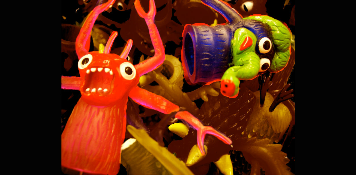 Spot Color- Colorful Monsters by Dark-And-Evil445 on DeviantArt