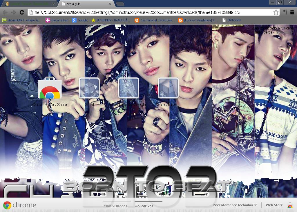 BTOB Chrome theme by Sellscarol on DeviantArt