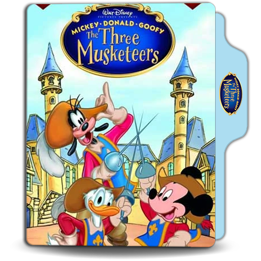 Mickey Donald Goofy The Three Musketeers Dvd