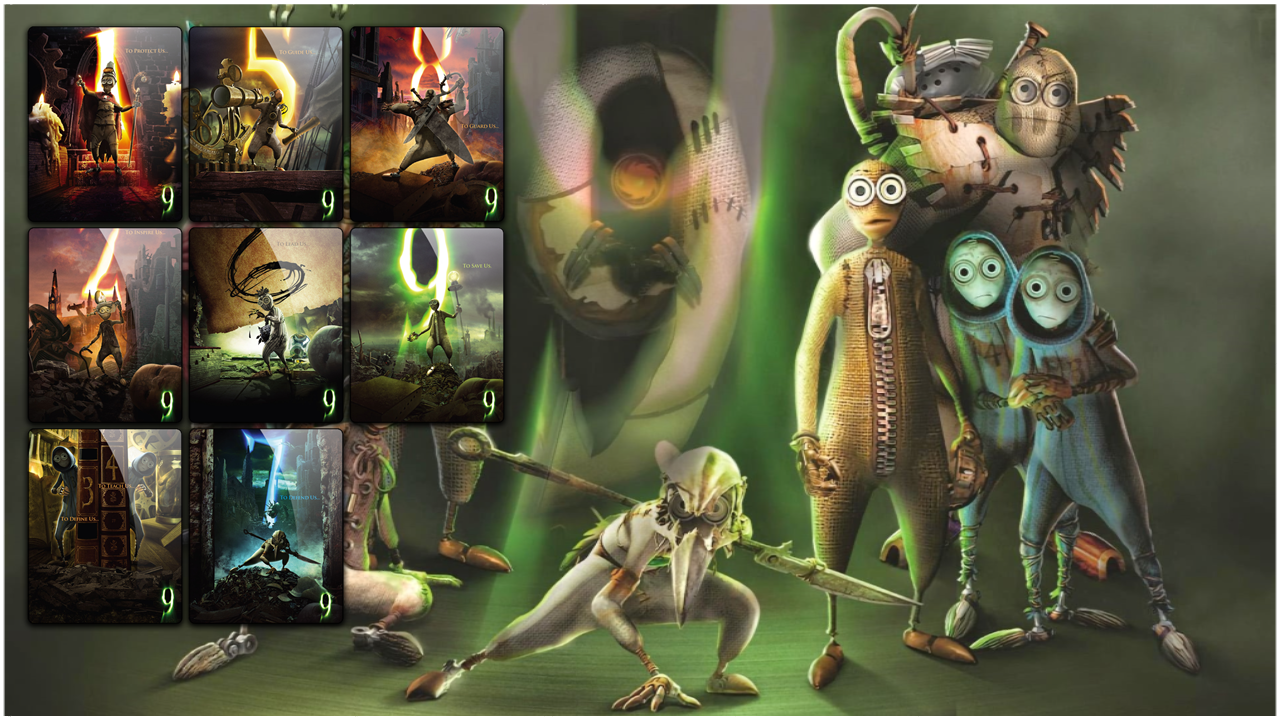 9 Box Style Characters by rajeshinfy on DeviantArt