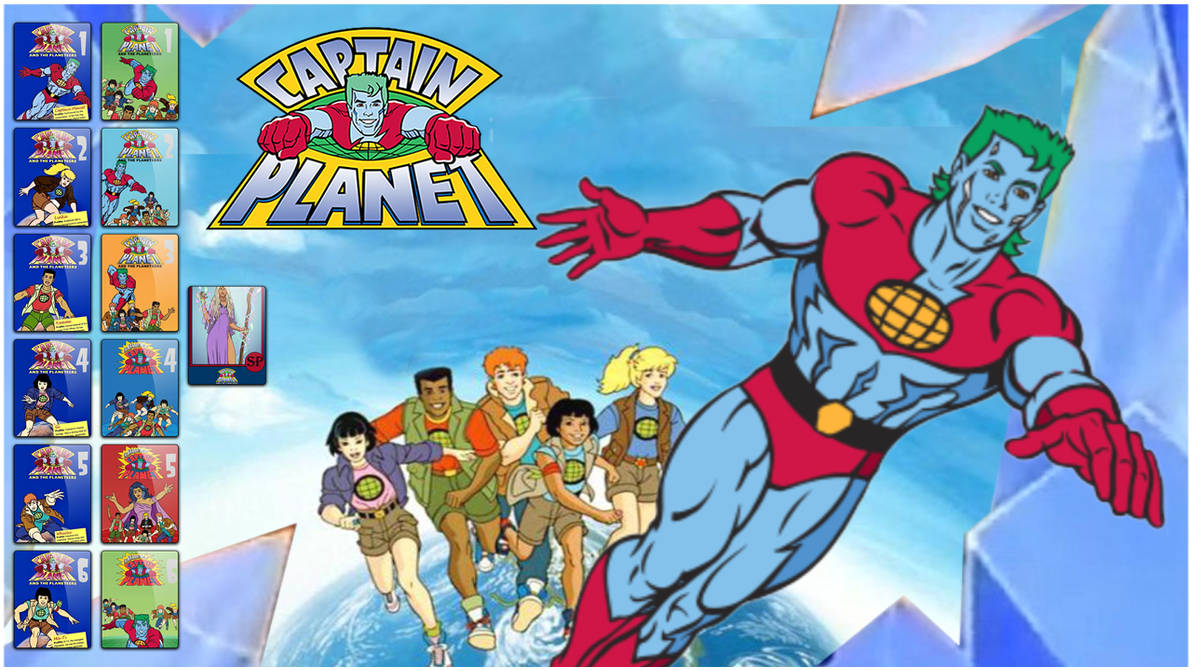 Captain Planet And The Planeteers Season Box Style by rajeshinfy on ...