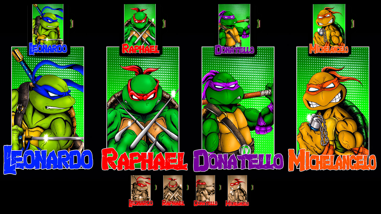 Teenage Mutant Ninja Turtles Characters by rajeshinfy on DeviantArt