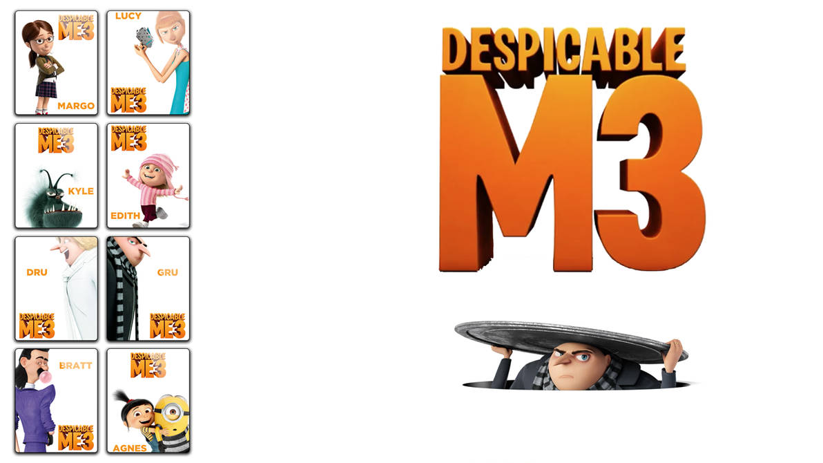 Despicable Me 3 Characters Box Style by rajeshinfy on DeviantArt