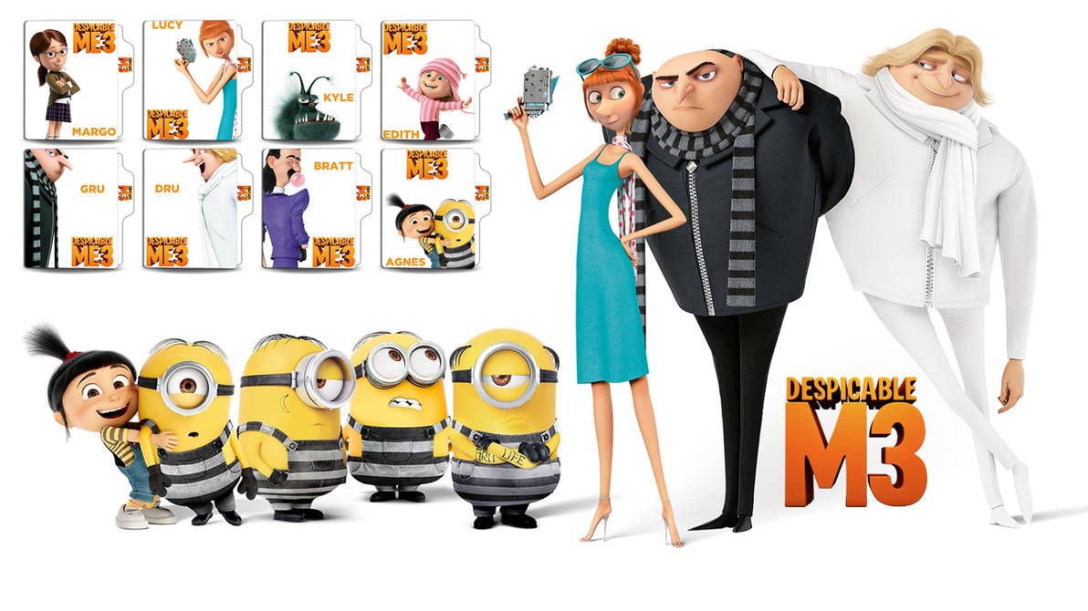 Despicable Me 3 Characters by rajeshinfy on DeviantArt