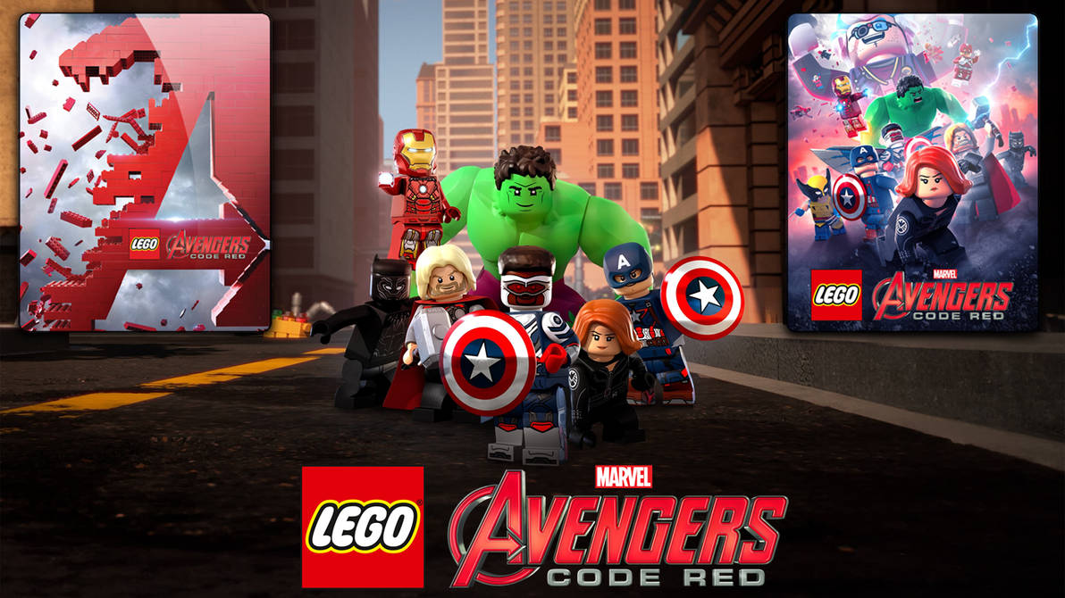LEGO Marvel Avengers Code Red Box Style by rajeshinfy on DeviantArt