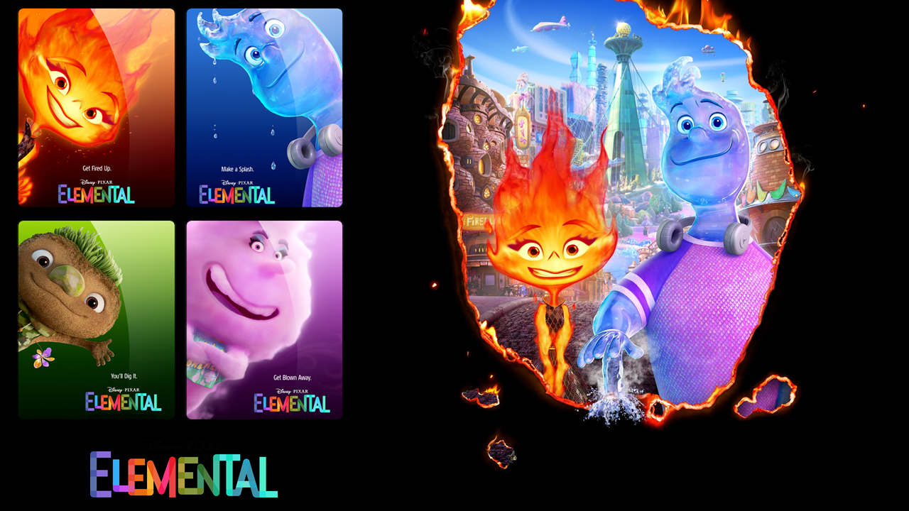 Elemental Characters Box Style by rajeshinfy on DeviantArt