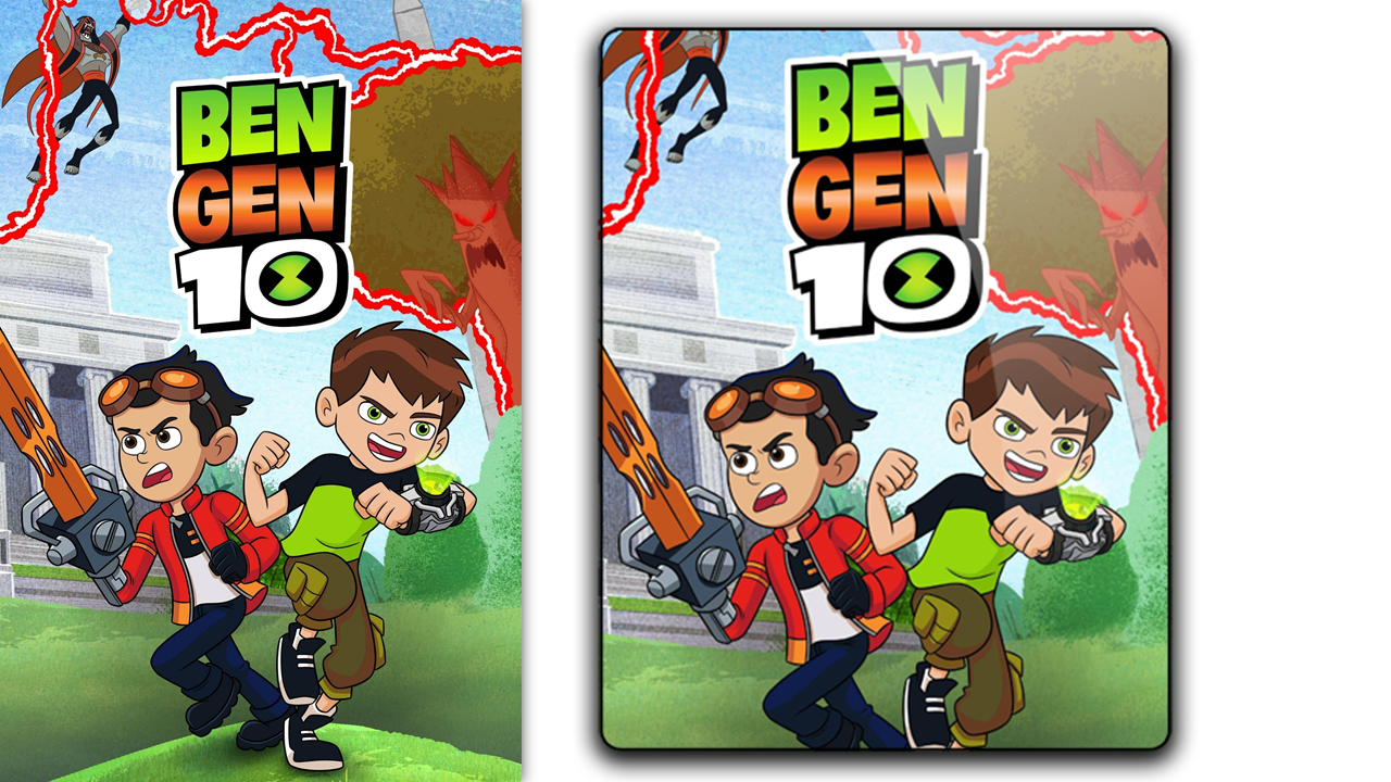 Ben Gen 10 Box Style by rajeshinfy on DeviantArt