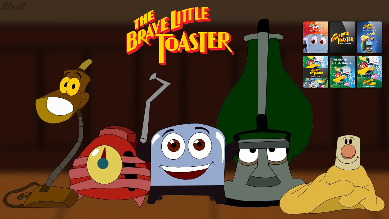 The Brave Little Toaster Collection Box Style by rajeshinfy on DeviantArt