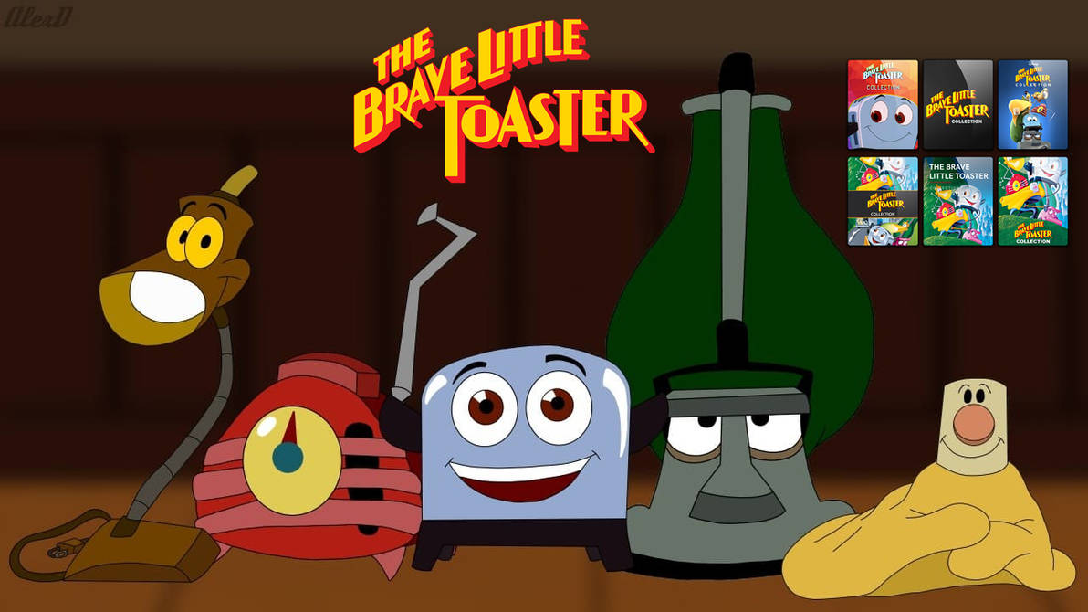 The Brave Little Toaster Collection Box Style by rajeshinfy on DeviantArt