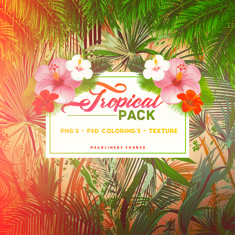 PACK Tropical by CottonCandyTime on DeviantArt