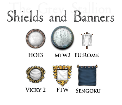 Shield and Banners by TheGreyStallion on DeviantArt