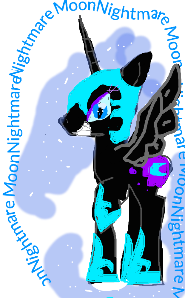 MLP Nightmare Moon by deviantcupcakeart on DeviantArt