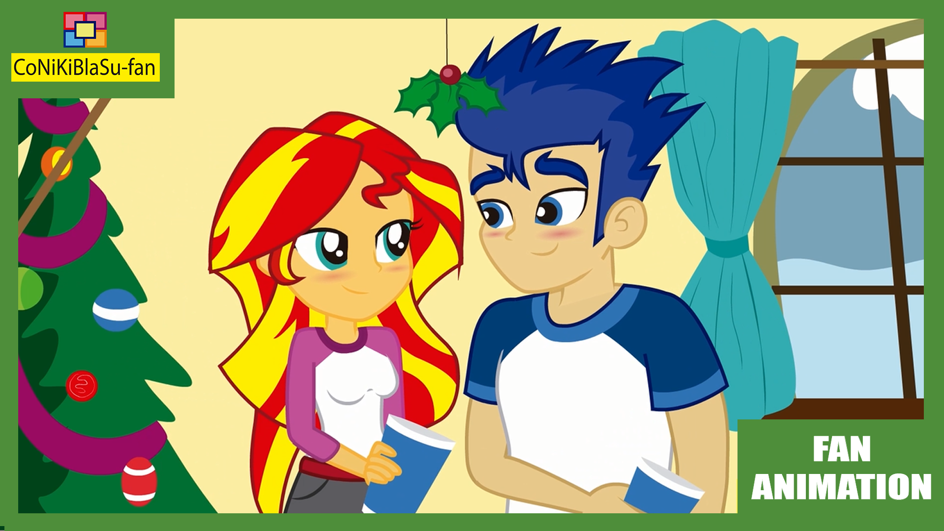 SUNSET SHIMMER X FLASH SENTRY (hearth's warming) by CoNiKiBlaSu-fan on ...