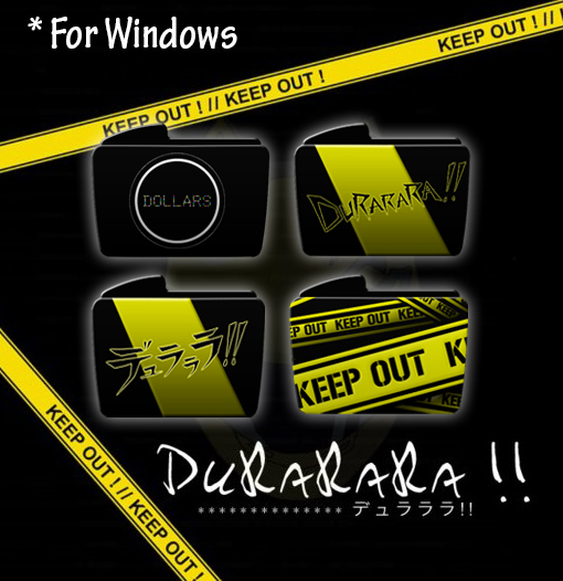 Drrr!! folder icons - WINDOWS by Machus-san on DeviantArt