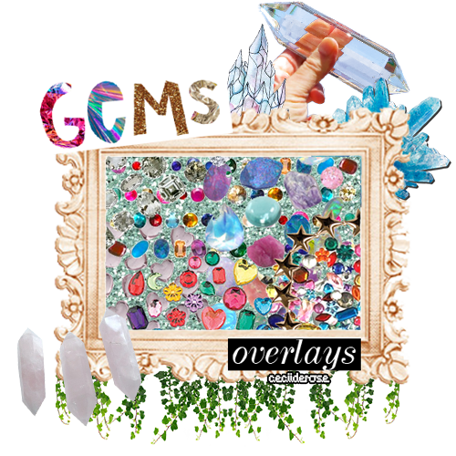 Gems | Overlays by CeciiDeRose on DeviantArt