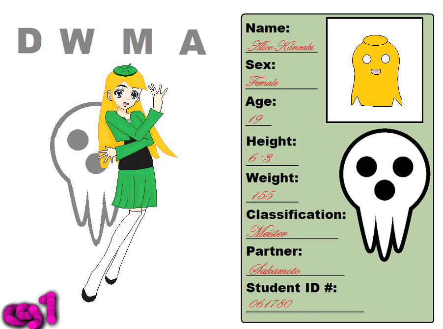 DWMA student card by Champ1onG1rl on DeviantArt