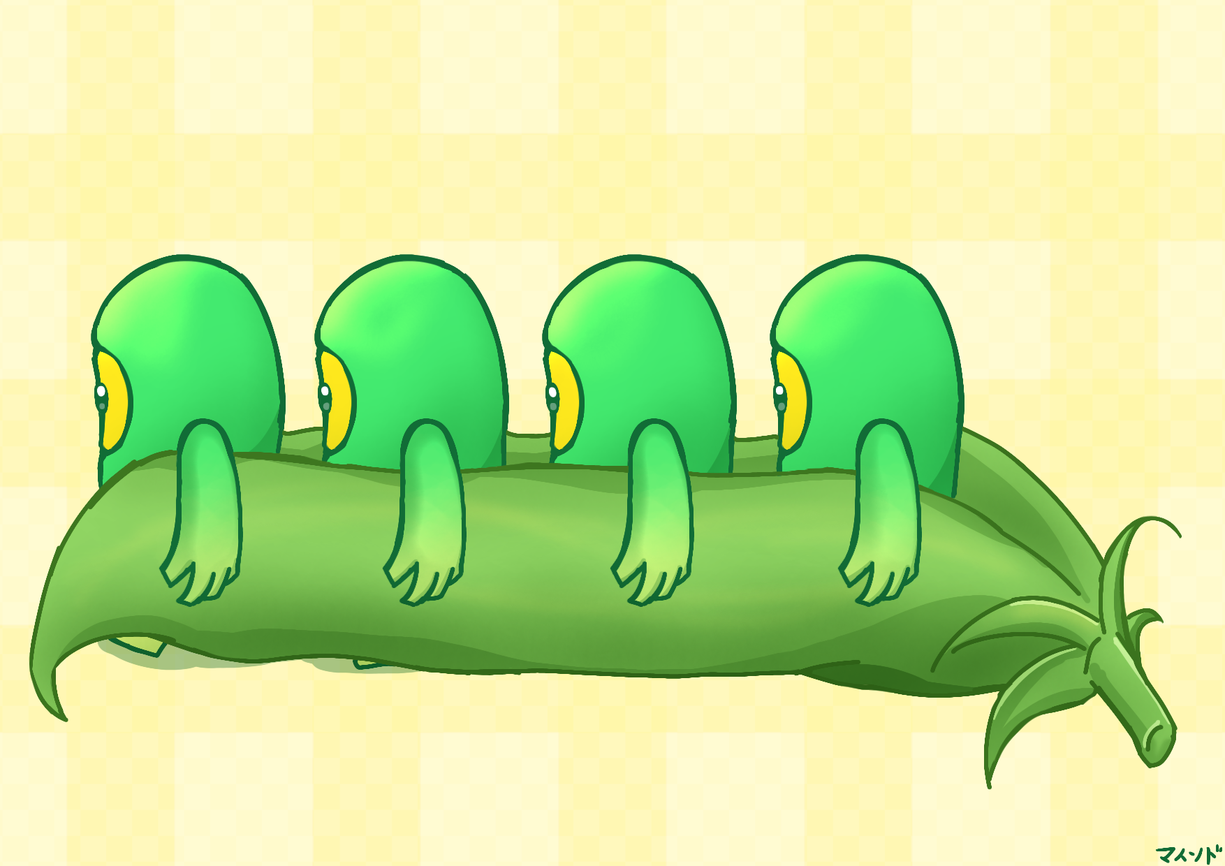 Pea train by MooManMai on DeviantArt