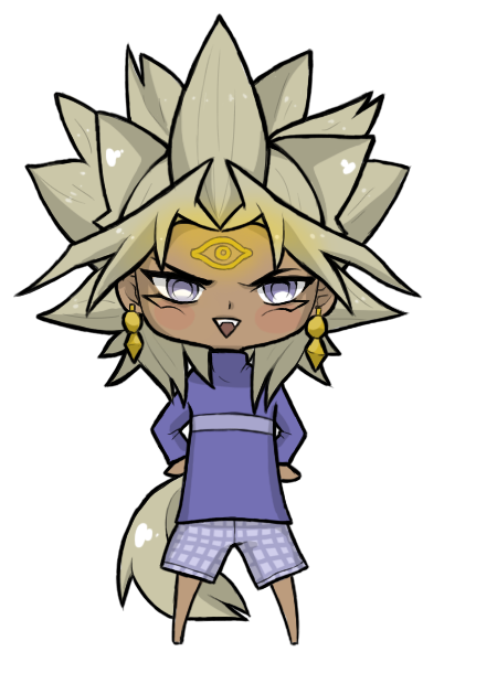 Yami Marik Chibi by karupiin on DeviantArt