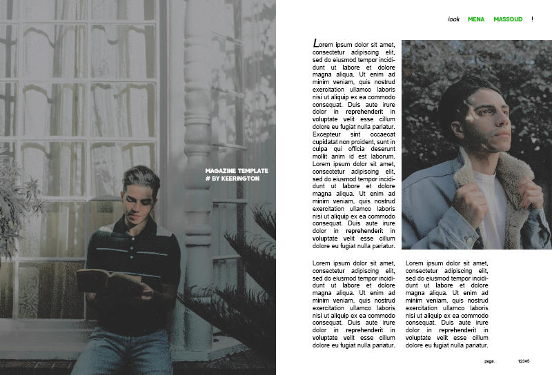 magazinetemplate # by keerington by keerington on DeviantArt