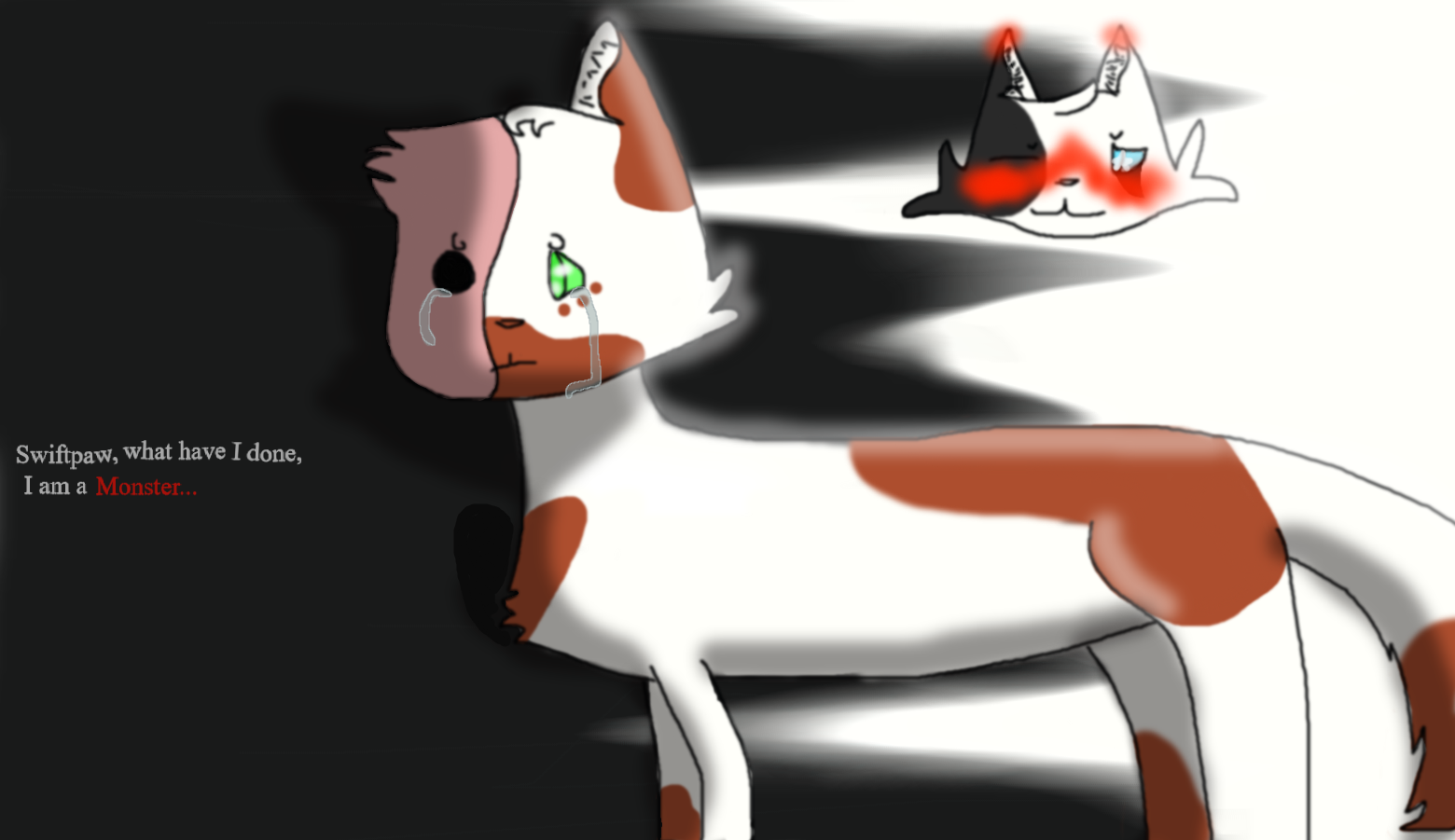 Brightpaw's pain by Tigertuft on DeviantArt