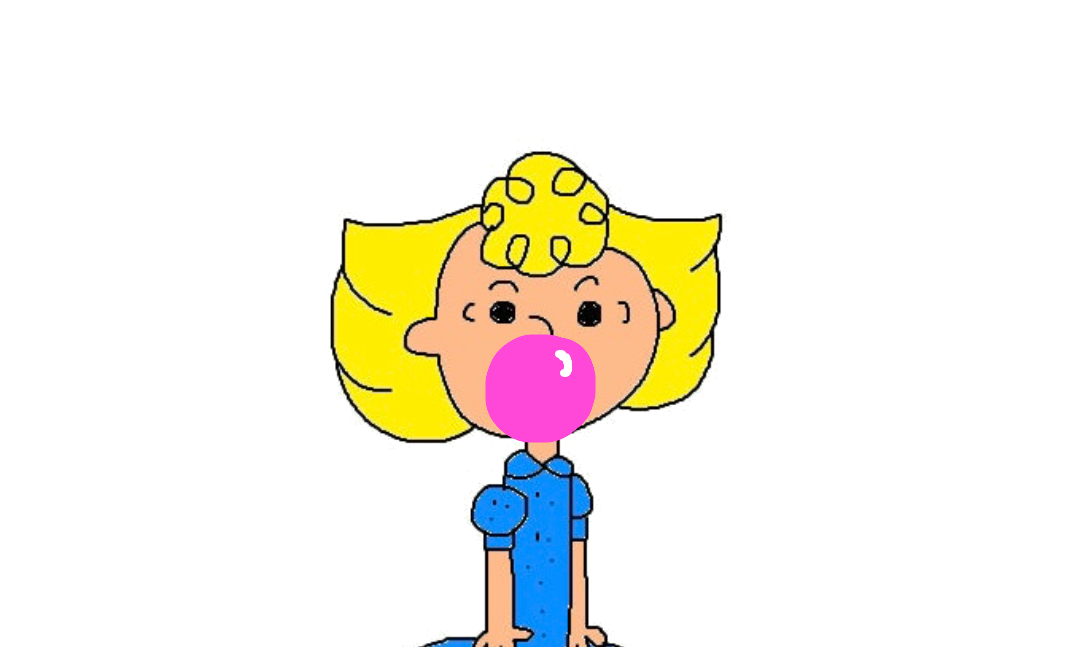 Sally Brown Blowing Up a Bubblegum by KatelynBrown2002 on DeviantArt