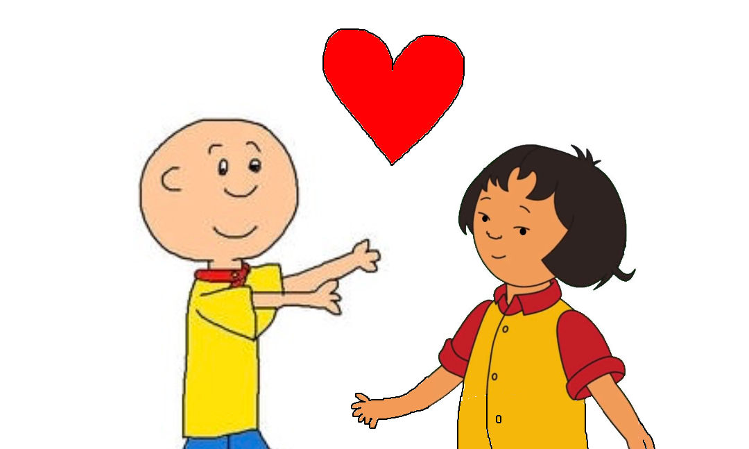 PBS Kids Valentine's Day Couple 6 Caillou and Sara by KatelynBrown2002 ...