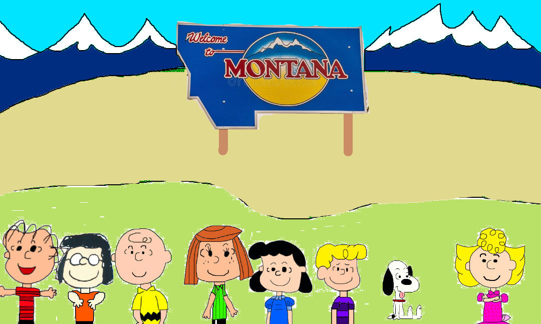 The Peanuts Gang Entered Montana by KatelynBrown2002 on DeviantArt