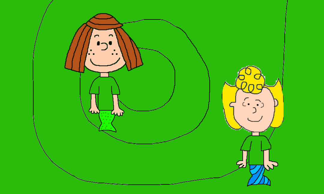Green Peppermint Patty and Sally by KatelynBrown2002 on DeviantArt