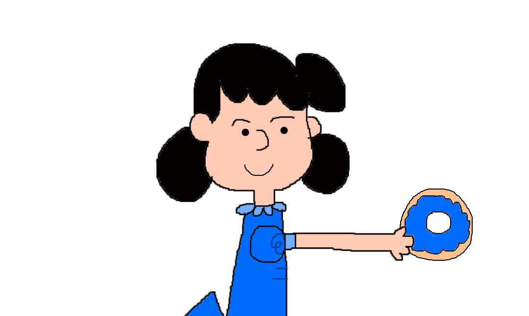 Lucy van Pelt with her Donut by KatelynBrown2002 on DeviantArt