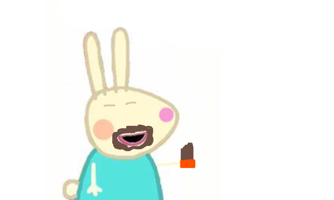 Rebecca Rabbit Eating Chocolate by KatelynBrown2002 on DeviantArt