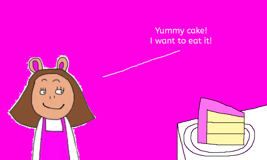 D.W. Read Obsessed with Cake! by KatelynBrown2002 on DeviantArt