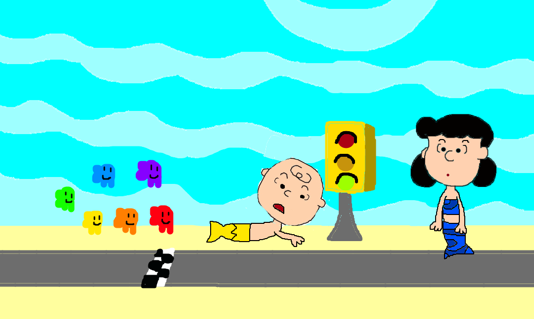 Charlie Brown running away by KatelynBrown2002 on DeviantArt