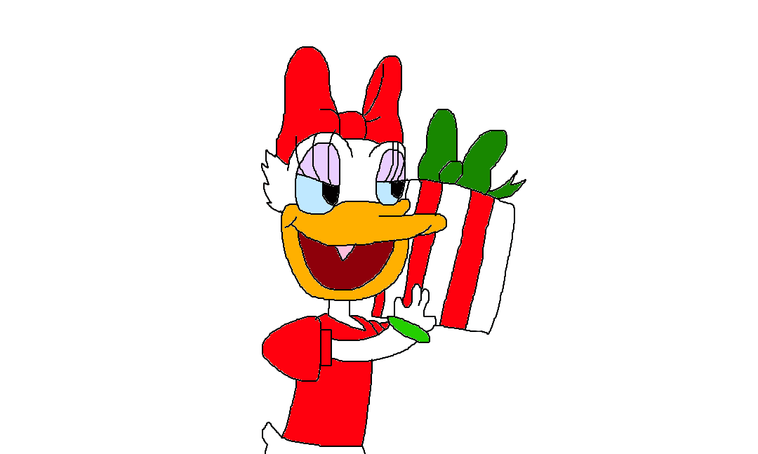25 Disney Characters of Christmas 11: Daisy Duck by KatelynBrown2002 on ...