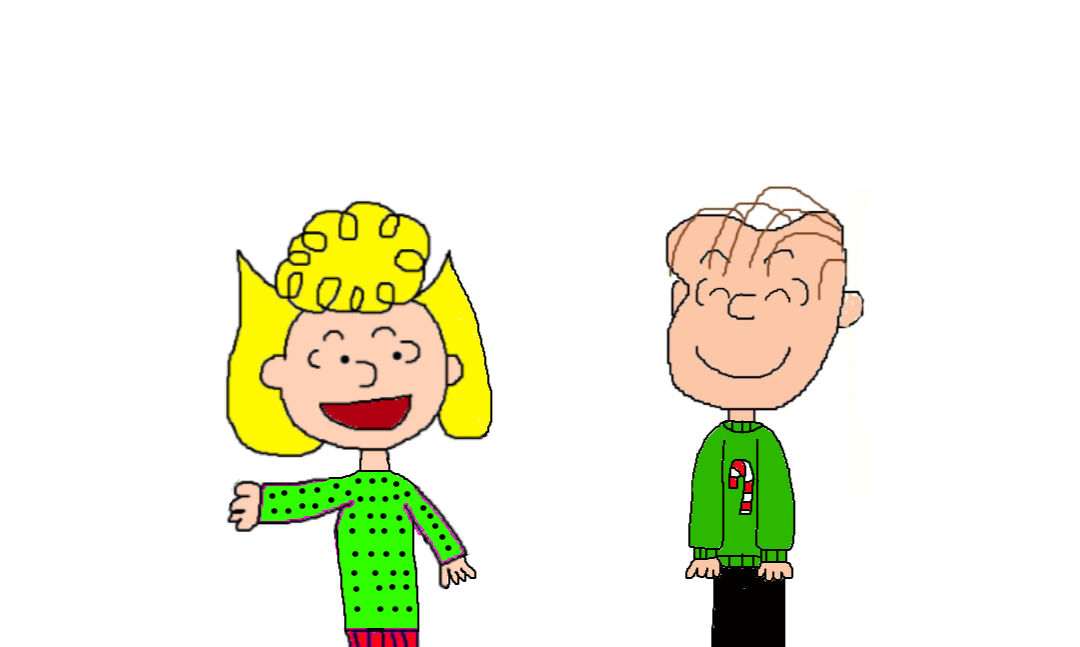 25 Animated Christmas Couples 20: Sally and Linus by KatelynBrown2002 on DeviantArt