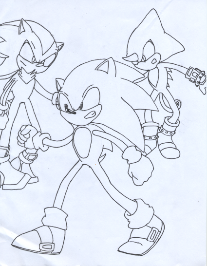 Sonic Sketch session Lineart. by lizardlaser on DeviantArt