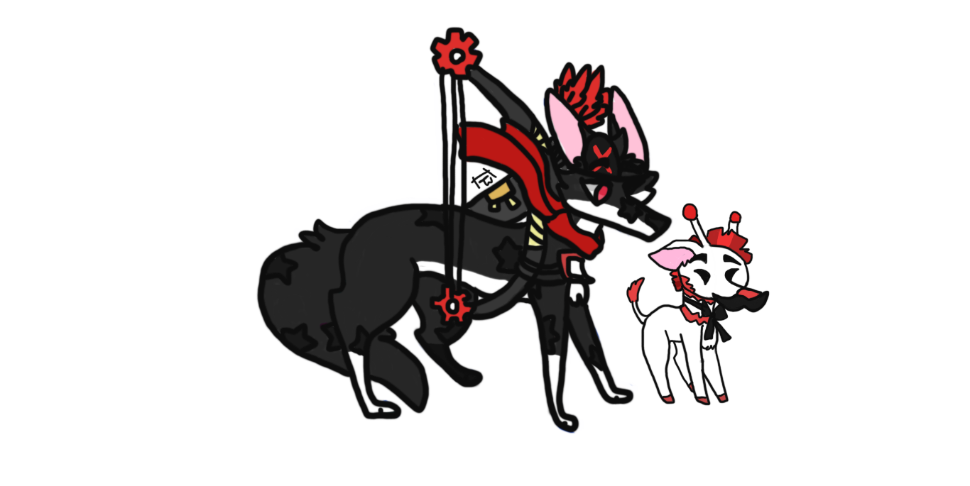 My Aj wolf by FallenFox19 on DeviantArt