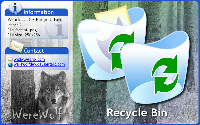 Windows XP Recycle Bin by werewolfdev on DeviantArt