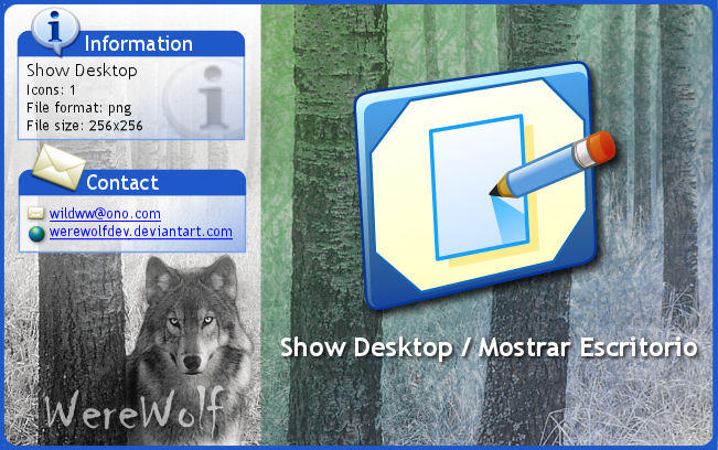 Windows XP Show Desktop by werewolfdev on DeviantArt