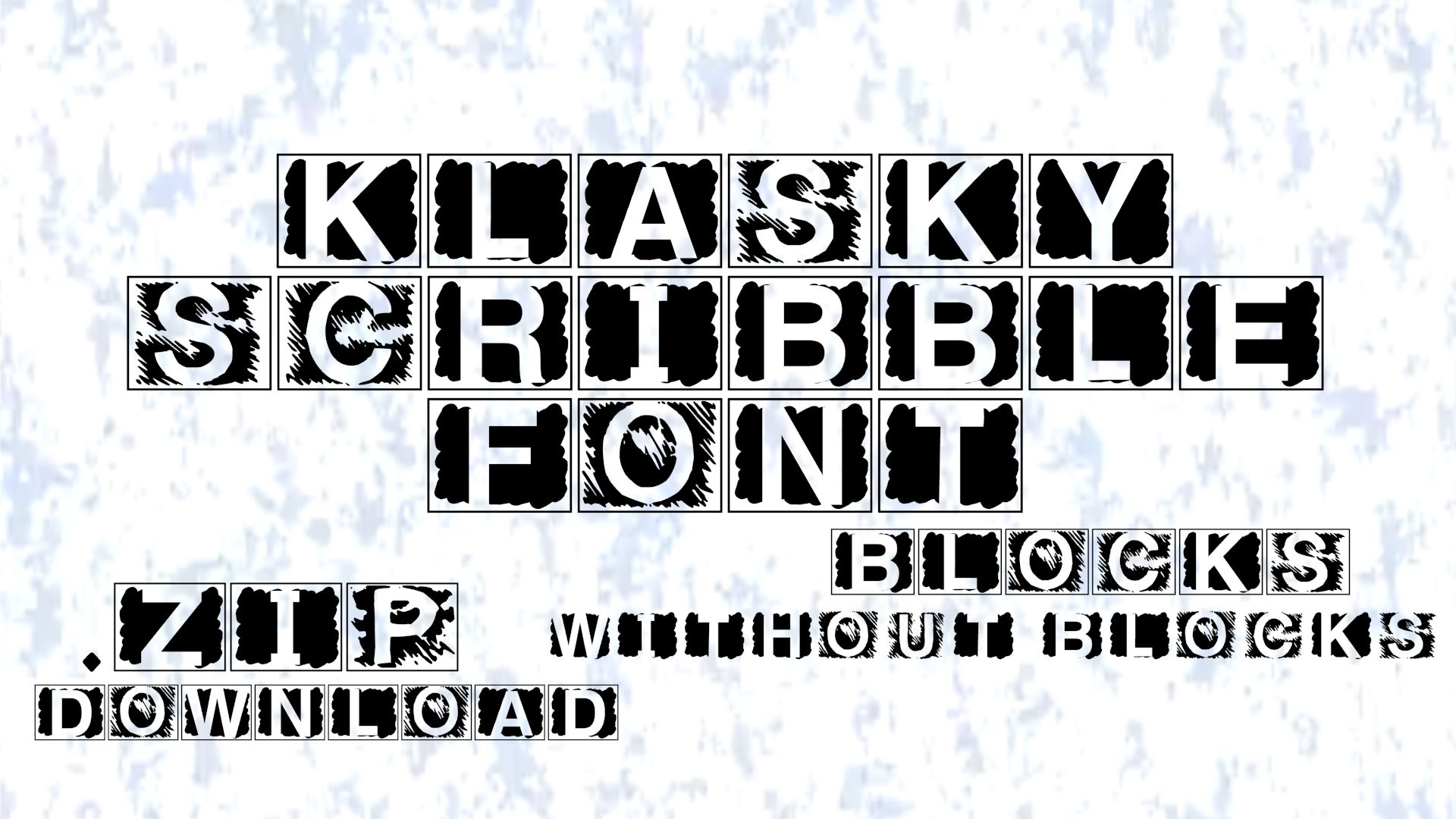 Klasky Scribble Font by RidhoRifqi on DeviantArt