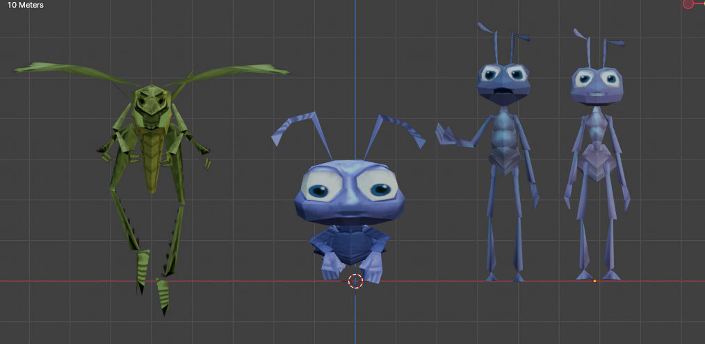 A Bug's Life Model Pack (PS1) by kylerivers on DeviantArt