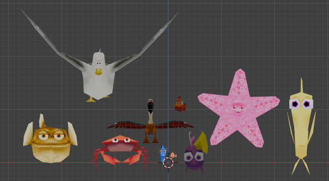 Finding Nemo NDS Model Pack by kylerivers on DeviantArt