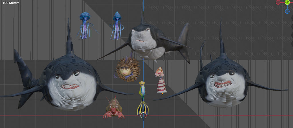Shark Tale (GameCube Version) Model Pack by kylerivers on DeviantArt