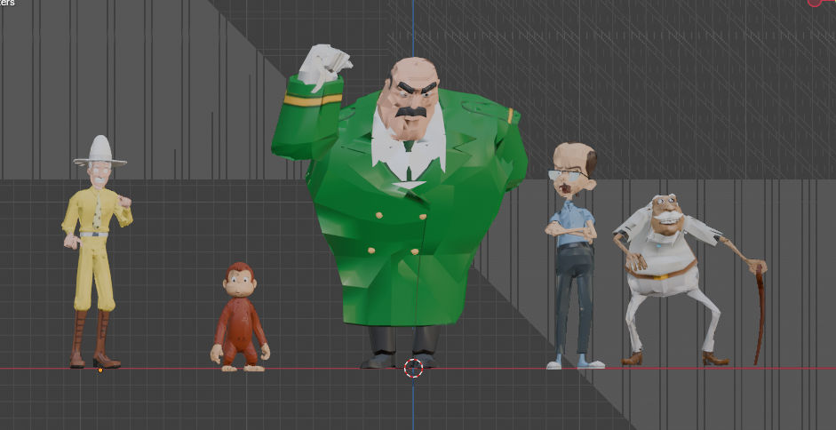 Curious George Model Pack (GameCube) by kylerivers on DeviantArt