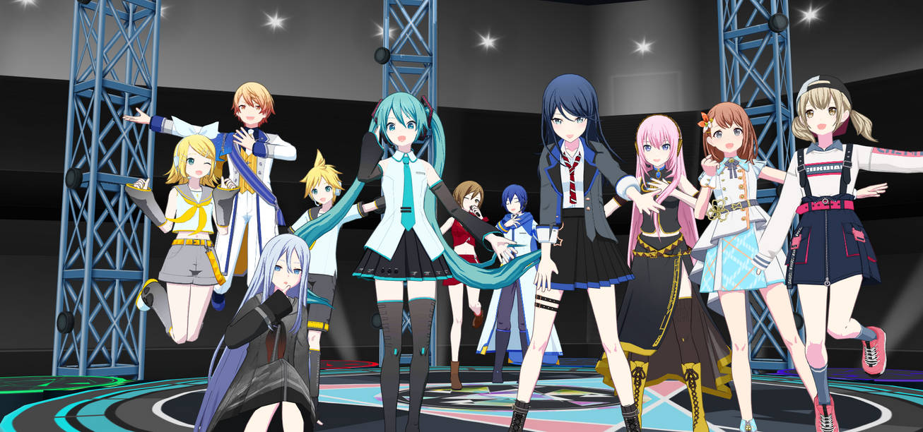 Colorful stage poses MMD DL by gonzalo123454 on DeviantArt