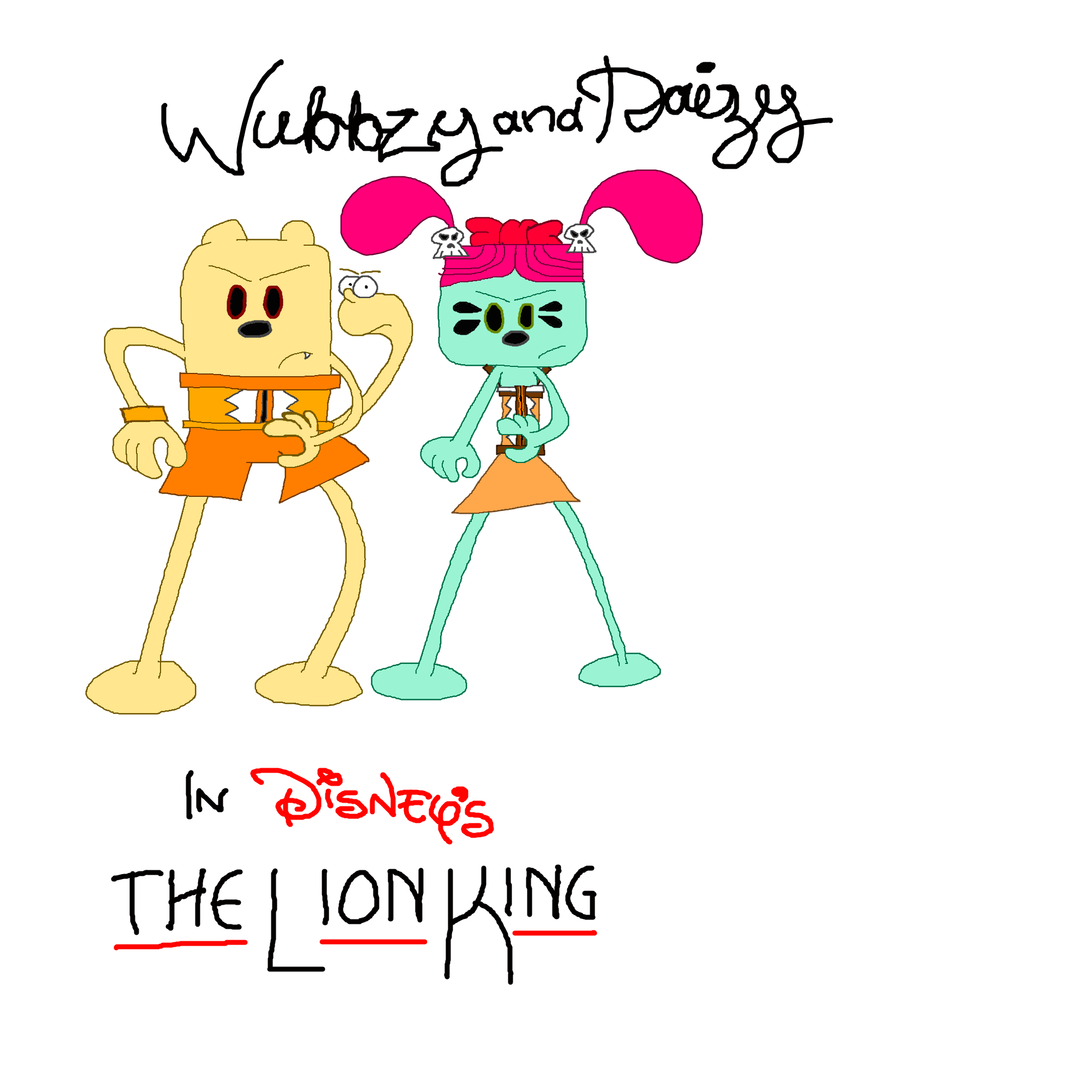 Wubbzy and Daizy in Disney's The Lion King by TheDisney1901atDA on ...