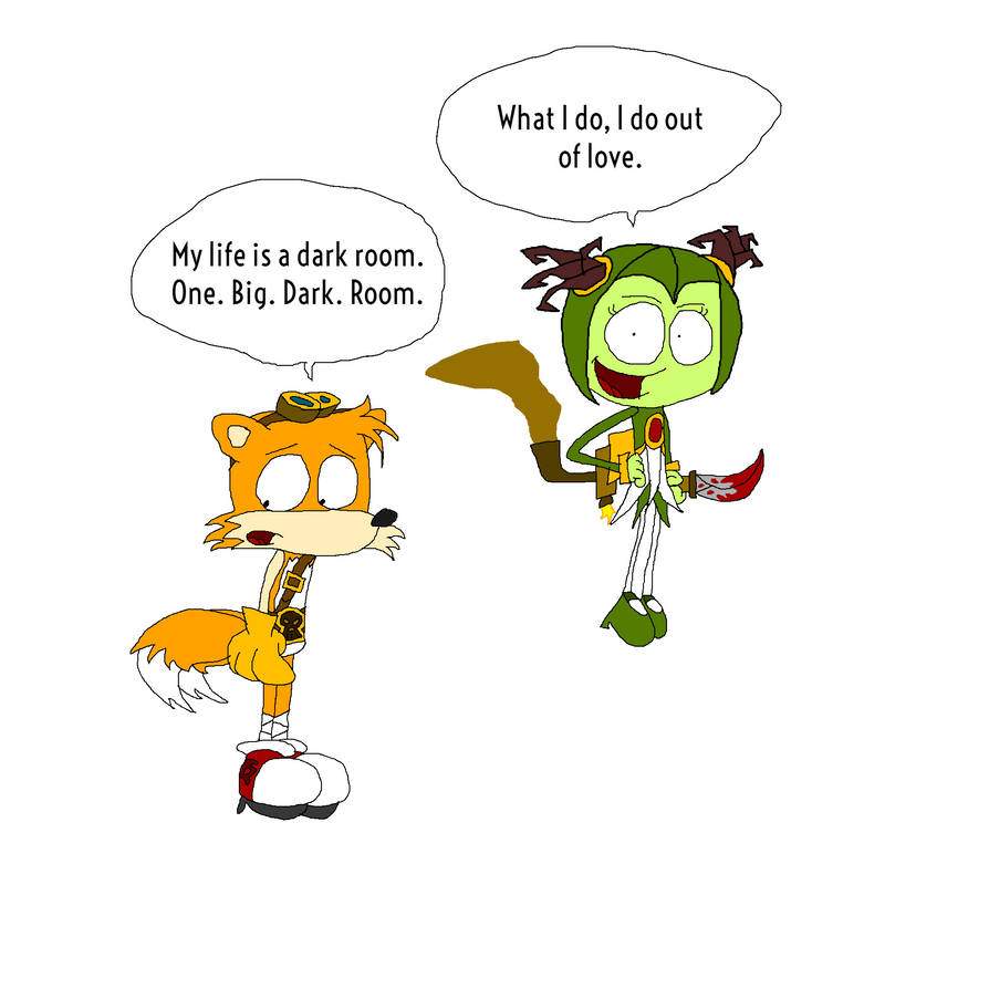 Tails X Cosmo - Directed by Tim Burton by TheDisney1901atDA on DeviantArt
