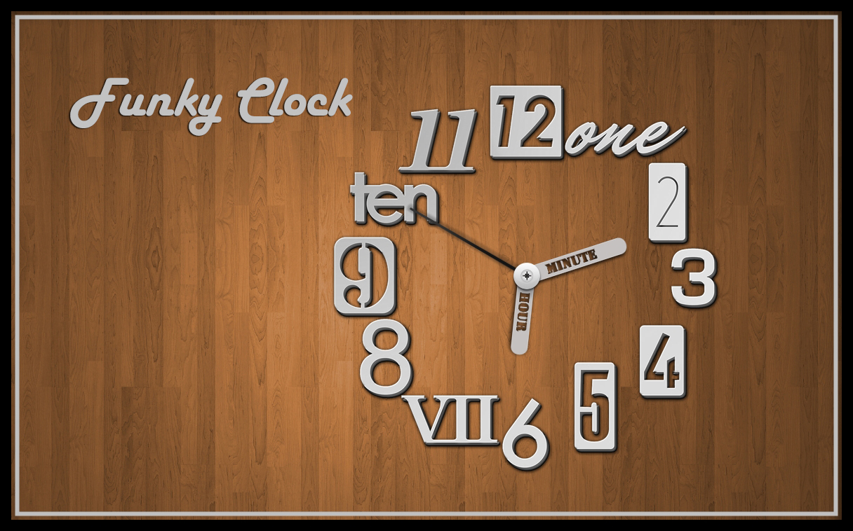 Funky Clock by canuckken on DeviantArt