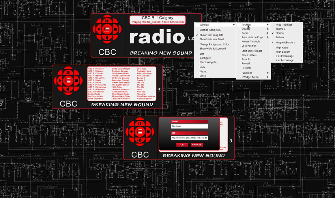 CBC Radio Widget (UPDATED) by canuckken on DeviantArt