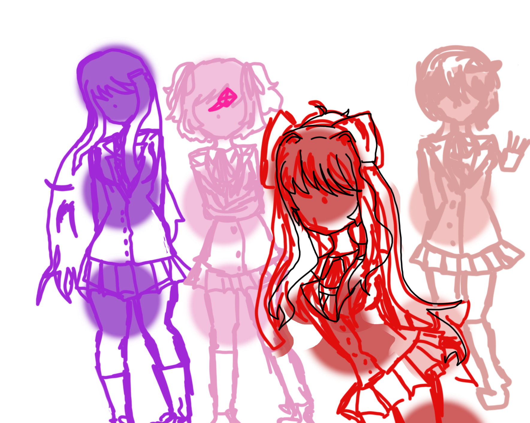 ddlc old sketch by artfulc0des on DeviantArt